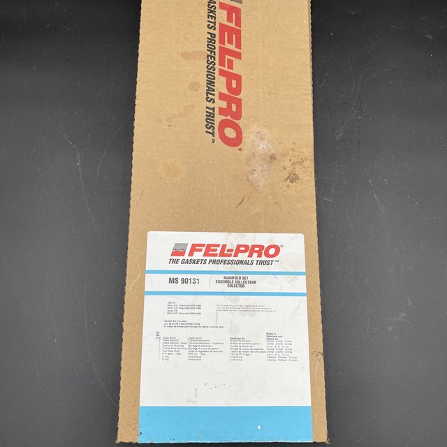 Engine Intake Manifold Gasket Set-VIN: R, Vortec Fel-Pro MS 90131 for ...