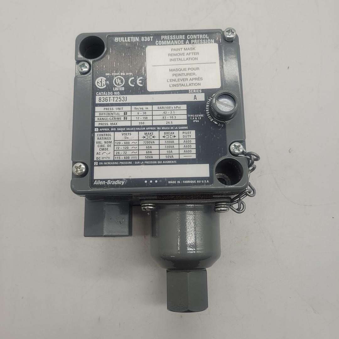 Allen-Bradley Bulletin 836T Pressure Control 836T-T253J 781180894121 | eBay