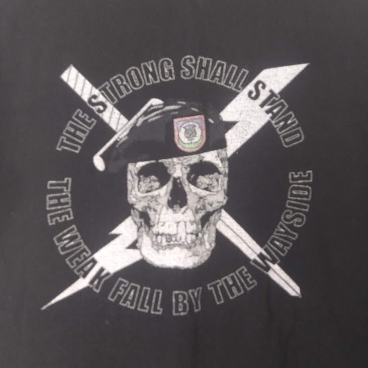 The Strong Shall Stand The Weak Fall by Wayside T Shirt SZ Large | eBay