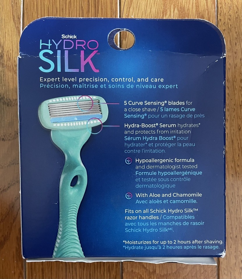 Schick Hydro Silk 5Blade Sensitive Care Razor 6Count Hypoallergenic ...