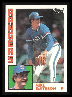 Mike Smithson 1984 Topps #89 Texas Rangers Rookie | eBay