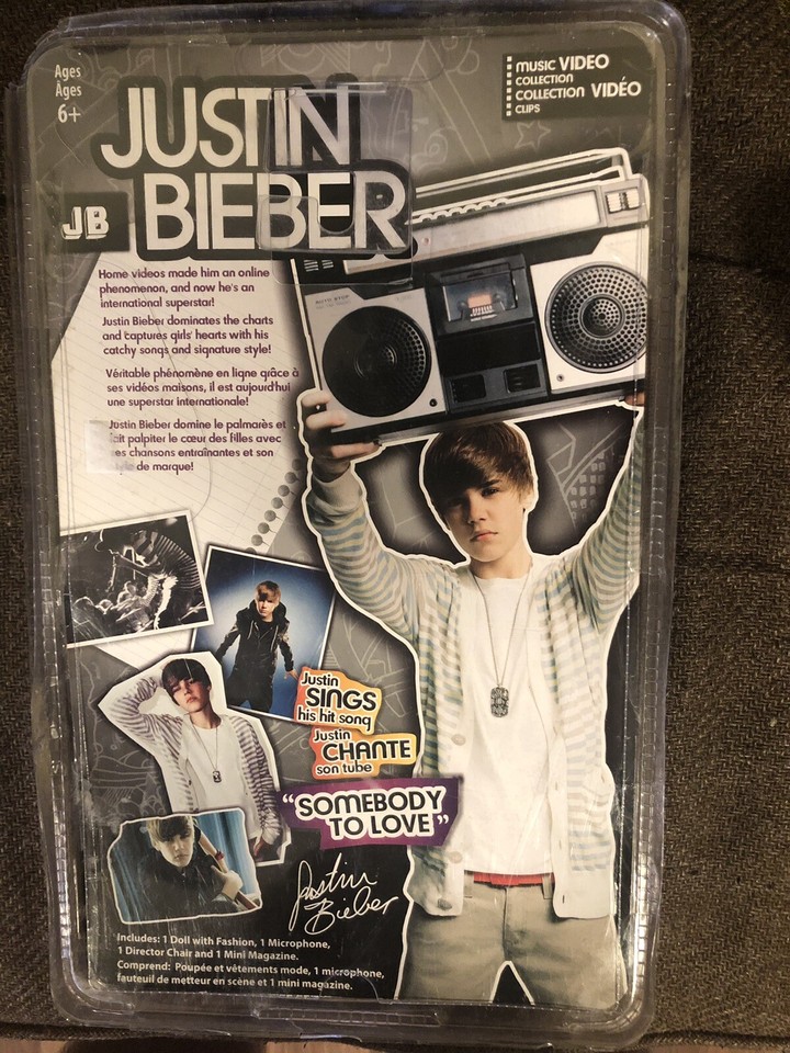 Vintage Justin Bieber Barbie Singing Doll - “Somebody To Love” 2010 ...