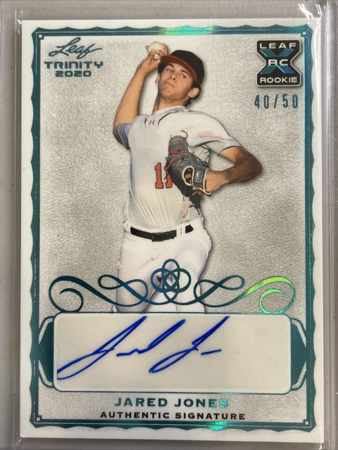 2020 Leaf Trinity - Autograph #A-JJ1 Jared Jones (AU, RC) for sale ...