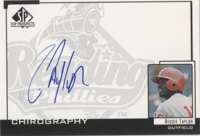 2000 SP Top Prospects - Chirography Reggie Taylor #RT (AU) for sale ...