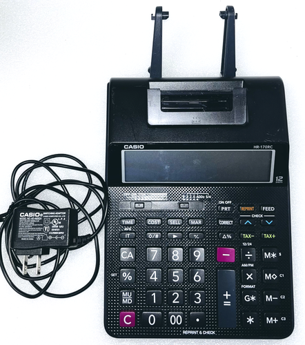 Casio HR-170RC Desktop Printing Calculator | eBay