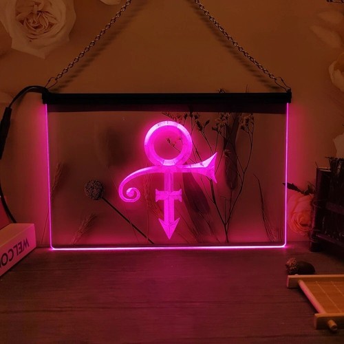 Prince Musician Symbol LED Neon Light Sign Bar Club Pub Home Room Wall ...