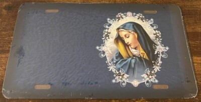 St. Mary Catholic Booster License Plate Catholicism Saint | eBay