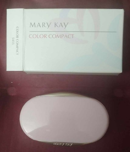 Mary Kay "Pink Pearl" Compact. Powder Perfect #5455 (Refillable) ~3"x2 ...