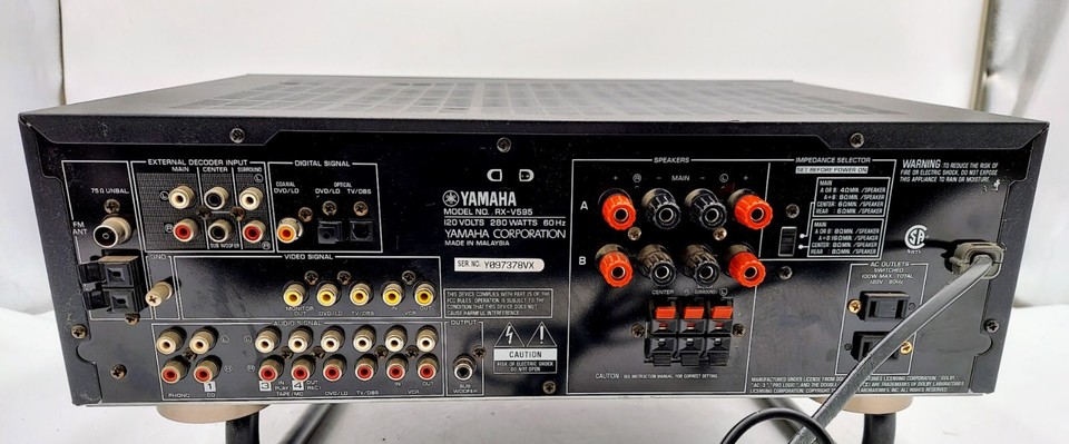 Yamaha RX-V595 Natural Sound AV Receiver Bundle | eBay