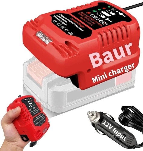 Replace for Bauer 20V Battery Charger Portable Mini Compact Car Charger ...