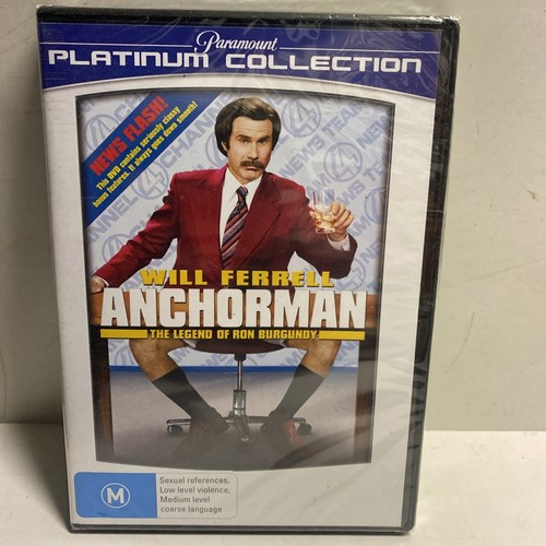 Anchorman - The Legend Of Ron Burgundy (DVD, 2004) New Sealed Region 4 ...