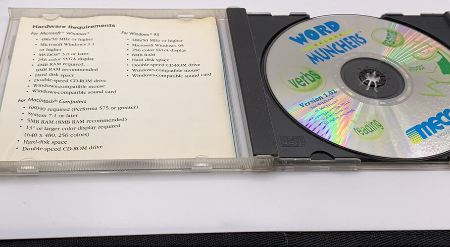 Math Munchers Deluxe (Windows/Mac, 1996) Word Munchers Bundle ...