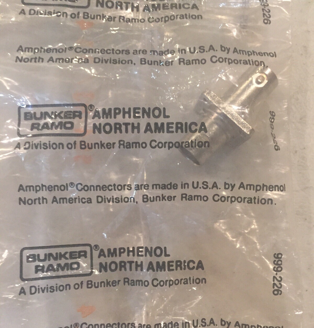 Lot Of 7 Allied 999-226 and 1 Bunker Ramo 999-226 Total Of 8 RF ...