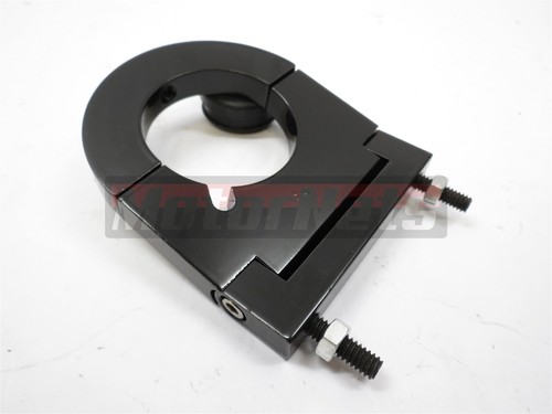 Black Billet Aluminum 2" Steering Column mount Bracket w/ 2.5" Drop Key ...