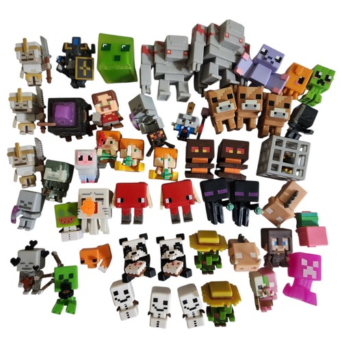 49 Minecraft Minifigures +2 Bonus Items Lot Mini Figurine Toys ...