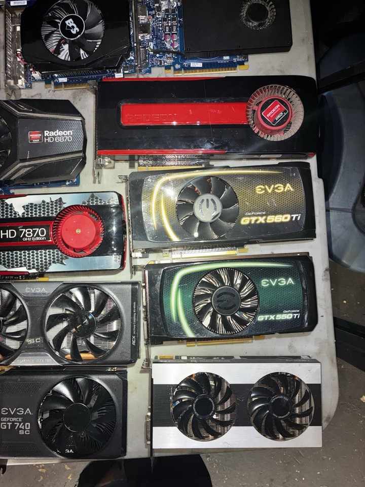 GPU COLLECTORS LOT GRAPHICS CARDS UNTESTED CONDITIONS | eBay