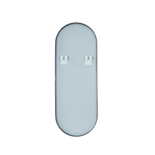 Vinnova Luarca 48" Oval Aluminum Bathroom Vanity Mirror in Brushed ...