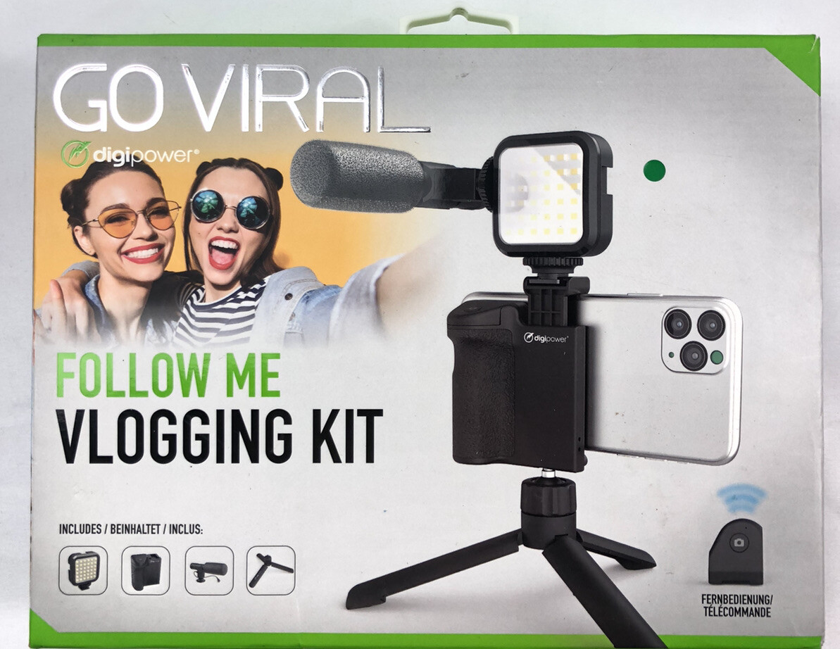 Digipower - Follow Me Vlogging Kit for Phones and Cameras – Includes ...