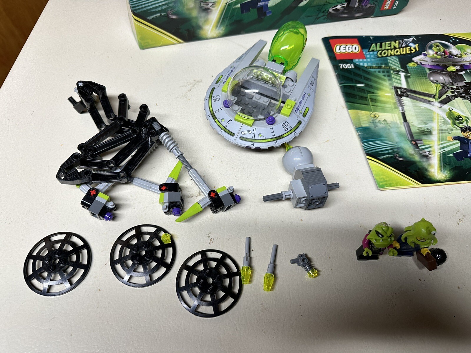 LEGO Alien Conquest: Tripod Invader (7051) 100% COMPLETE w/ Box ...