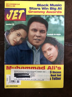 Jet Magazine Issue March 15 1999 Muhammad Ali & Family | eBay