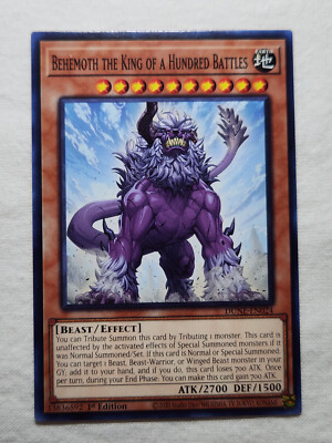 Yugioh! Behemoth the King of a Hundred Battles DUNE-EN024 Common 1st Ed ...