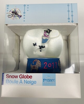 Disney Store Olaf's Frozen Adventure Snow Globe Candy Cane Nose 2017 ...