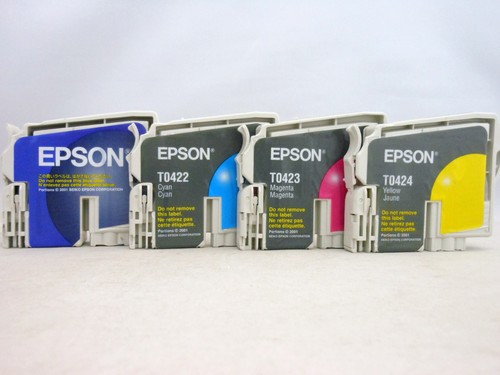 Genuine Epson T0321 T0422 T0423 T0424 Inkjet for Stylus CX5200 CX5300 ...
