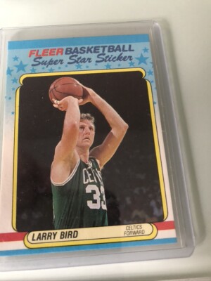 21988-89 Fleer Stickers #2 Larry Bird Celtics Super Star Sticker | eBay