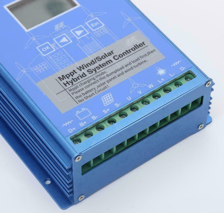 3000W MPPT Wind Solar Hybrid Controller 24V 48V Wind turbine Generator ...