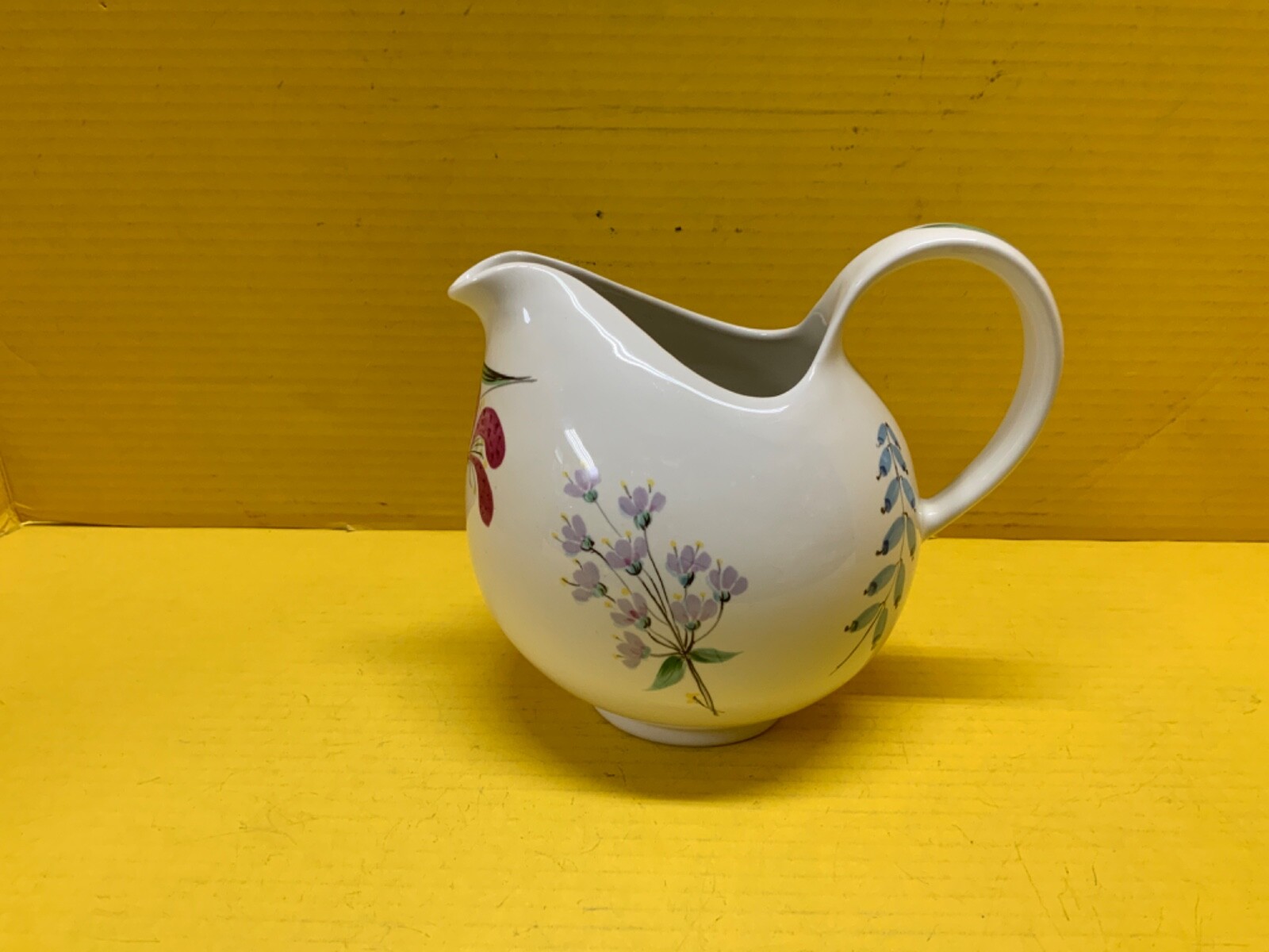 Hall China Co. Hallcraft Eva Zeisel Floral Pitcher | eBay