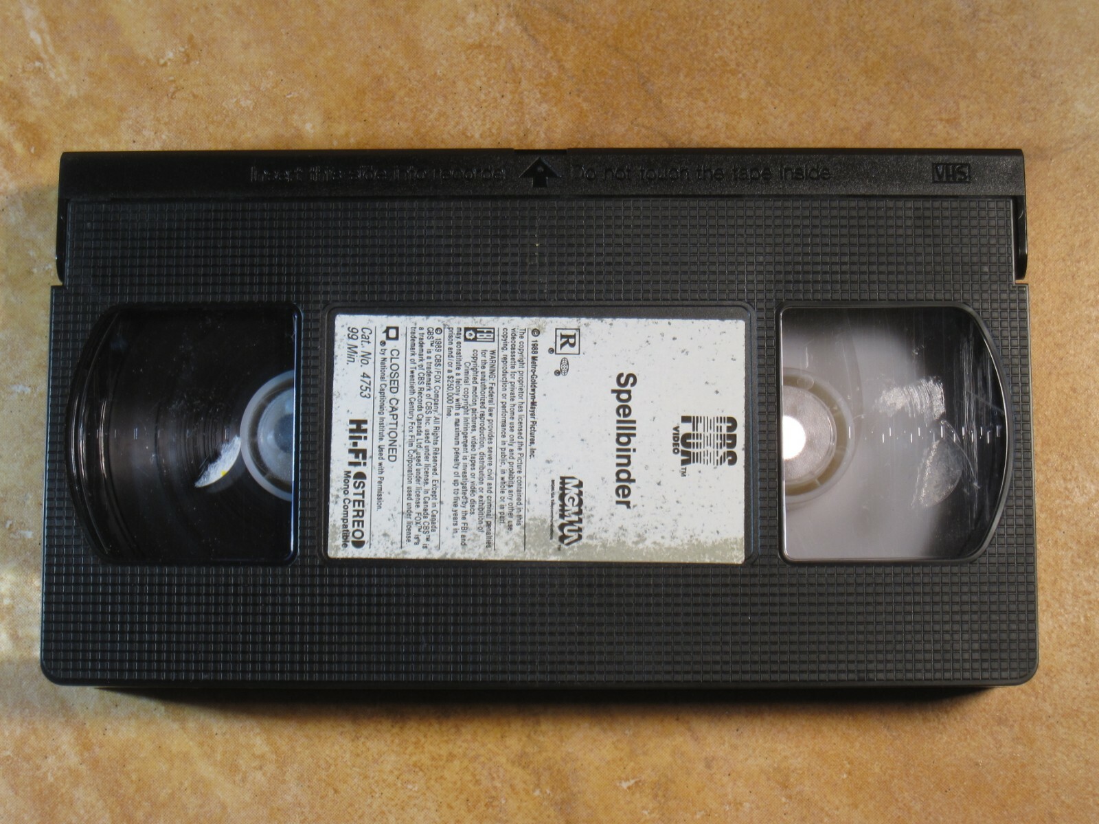 SPELLBINDER KELLY PRESTON TIMOTHY DALY VHS 1ST EDITION RELEASE 1989 CBS ...