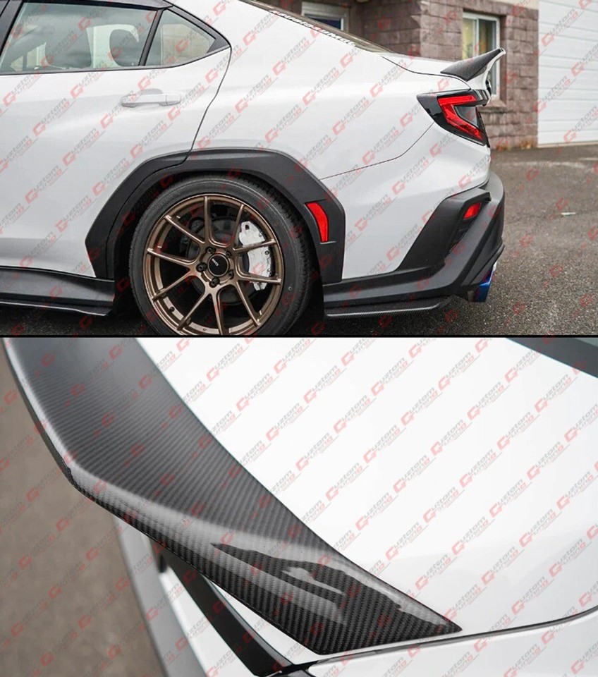 For 2022-2026 Subaru WRX VB JDM V2 Real Carbon Fiber Duckbill Trunk ...