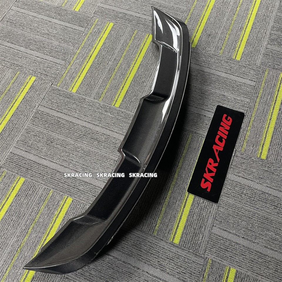 Carbon Fiber Double Layer Rear Trunk Spoiler Wing For Ford Mustang ...