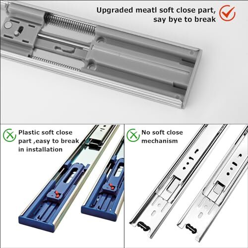 Full Extension Drawer Slides 18 inch Heavy Duty Drawer Slides – 18 Inch ...