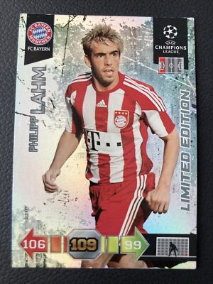 Philipp LAHM Limited Edition Panini Champions League 2010-11 *RARE* | eBay