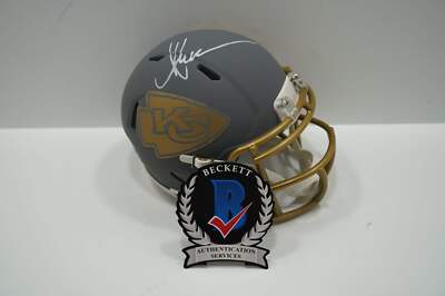 MARCUS ALLEN KANSAS CITY CHIEFS SIGNED Riddell SLATE Mini Helmet USC ...