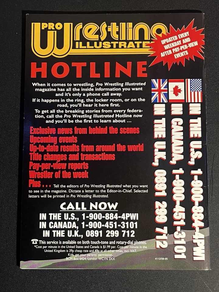 Sunny September 1996 Inside Wrestling Signed Autograph Magazine WWE WWF ...