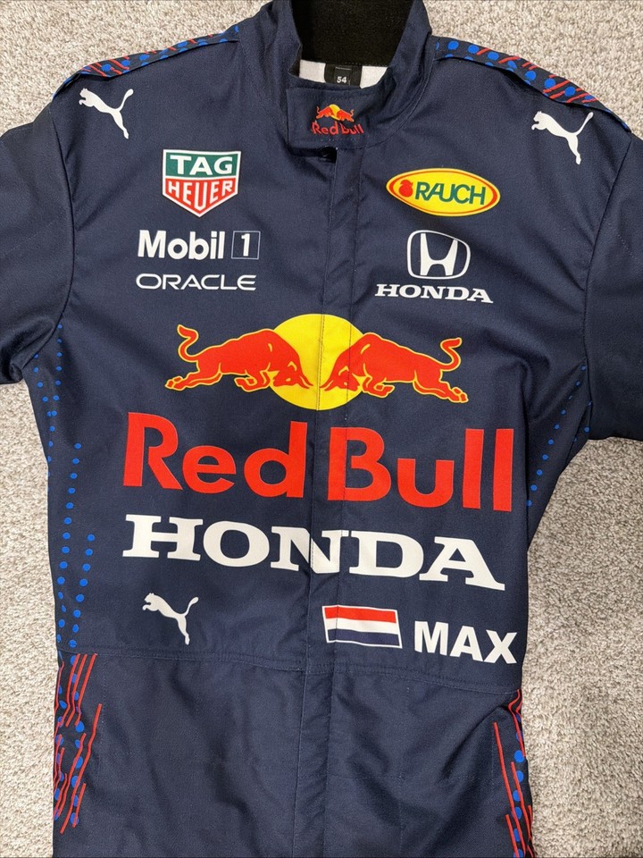 Max Verstappen F1 Racing Suit Blue Driver Go Kart Racewear CIK/FIA L2 ...