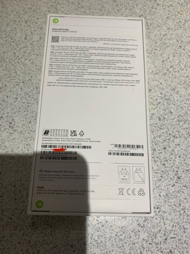 SEALED - UNOPENED - Apple iPhone 16 Pro Max Black Titanium - 512GB | eBay