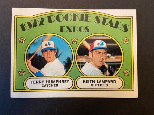 1972 Topps Terry Humphrey Keith Lampard #489 - Montreal Expos | eBay