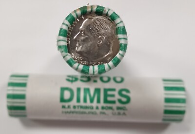 2 Rolls 2022-P Roosevelt Dime Roll BU Uncirculated Philadelphia | eBay