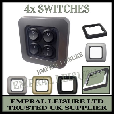 12v CBE C-Line Light Switch Campervan Motorhome Caravan 12v Appliance ...