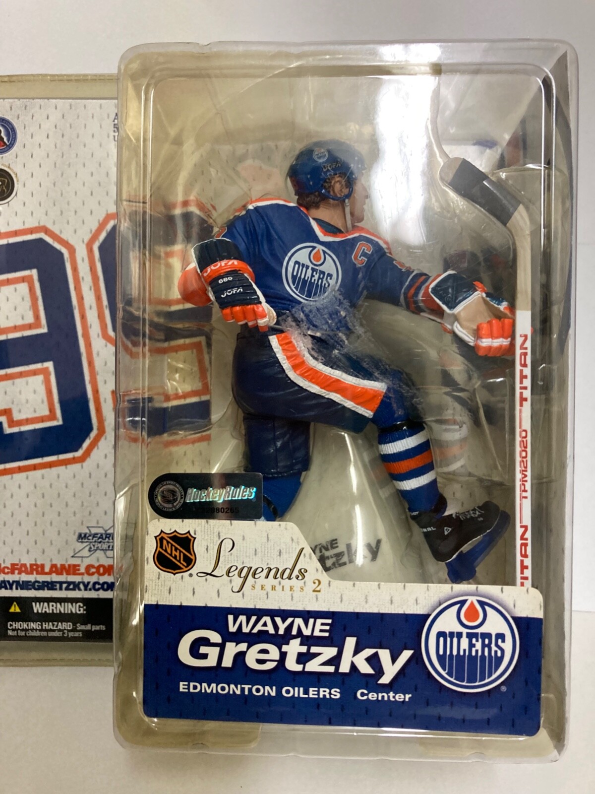 Wayne Gretzky Action Figure, NHL, Edmonton Oilers, Ice Hockey, The ...