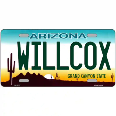 Willcox Arizona Metal Sign | eBay