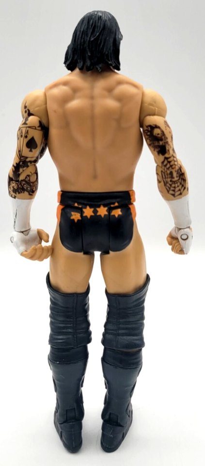 2010 CM PUNK WWE Series 2 Wrestling 7" Action Figure BLACK TRUNK ORANGE ...