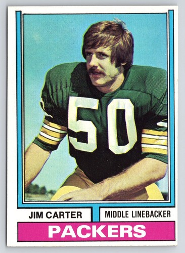 1974 Topps #472 Jim Carter - Packers - Nrmt | eBay