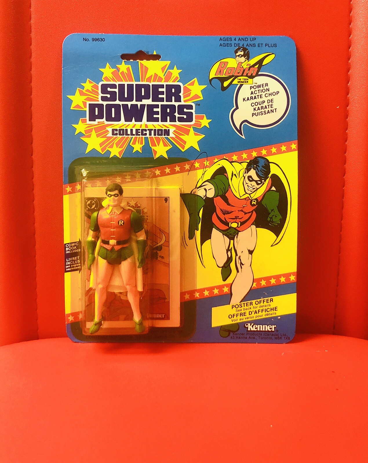 1984 Robin Super Powers Collection Kenner(12 Back) | eBay