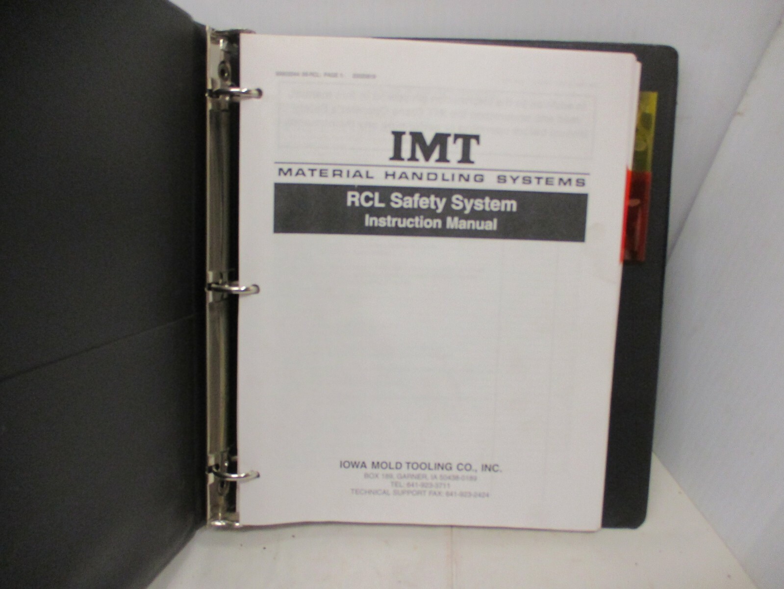 IMT Crane RCL Safety System Instruction MANUAL | eBay