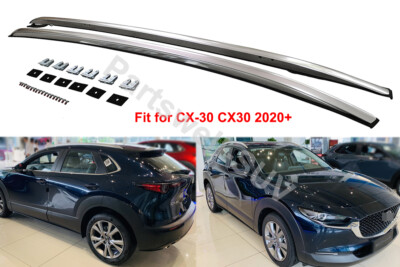 2pcs Fit for Mazda CX-30 CX30 2020 2021 roof rails Roof Rack Side Rail ...