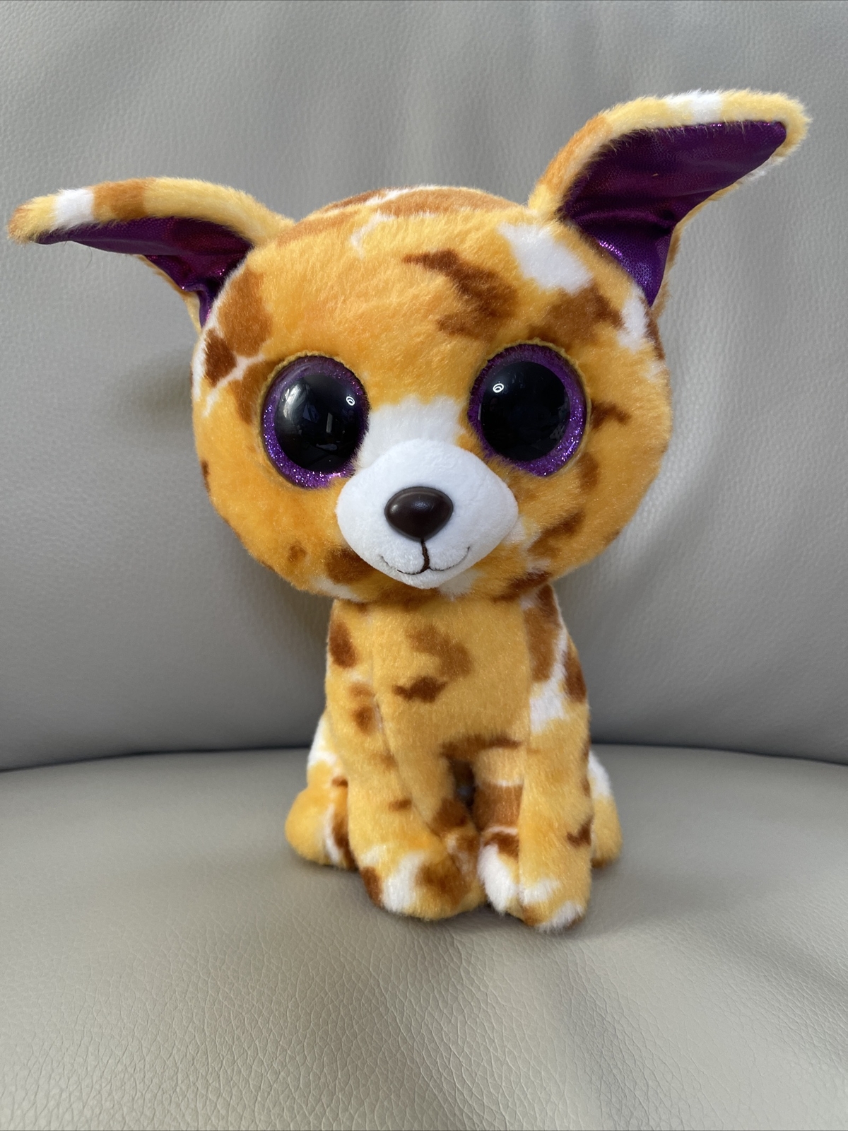 Ty Beanie Boo Boos Pablo the Chihuahua Puppy Dog 6" Glitter Eyes 2016 ...